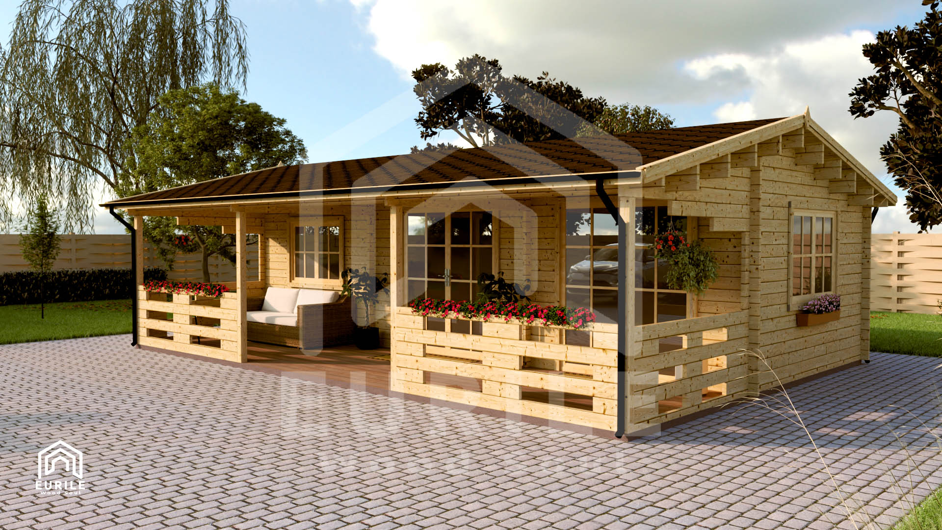 KLEVAS - Medinių namelių projektavimas gamyba ir montavimas!